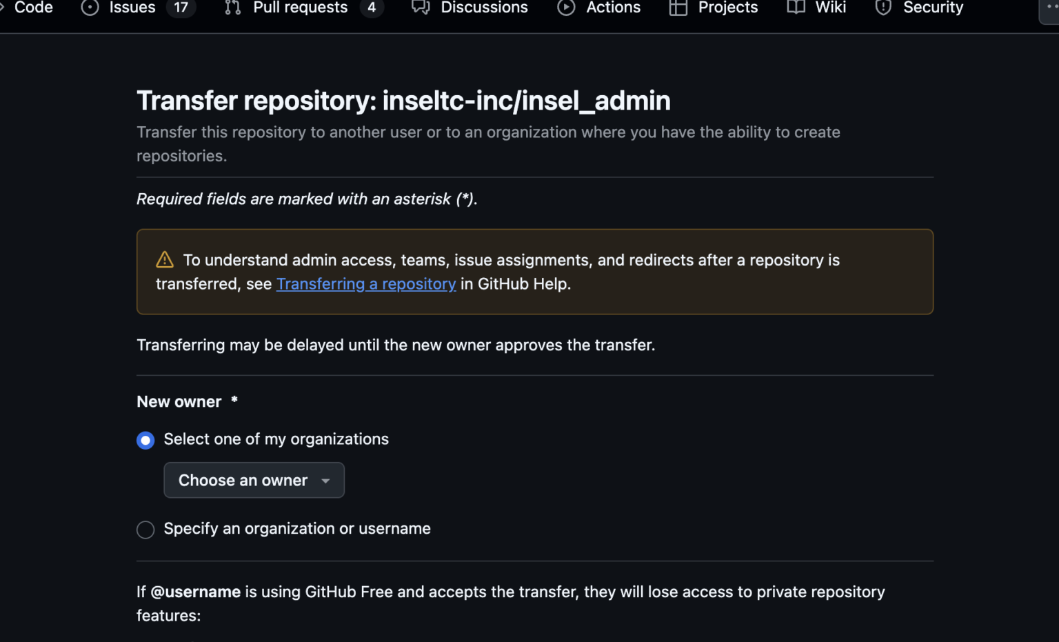 【GitHub】リポジトリを別のOrganizationに移行する完全ガイド【2025年版】 – SINQRO. のブログ